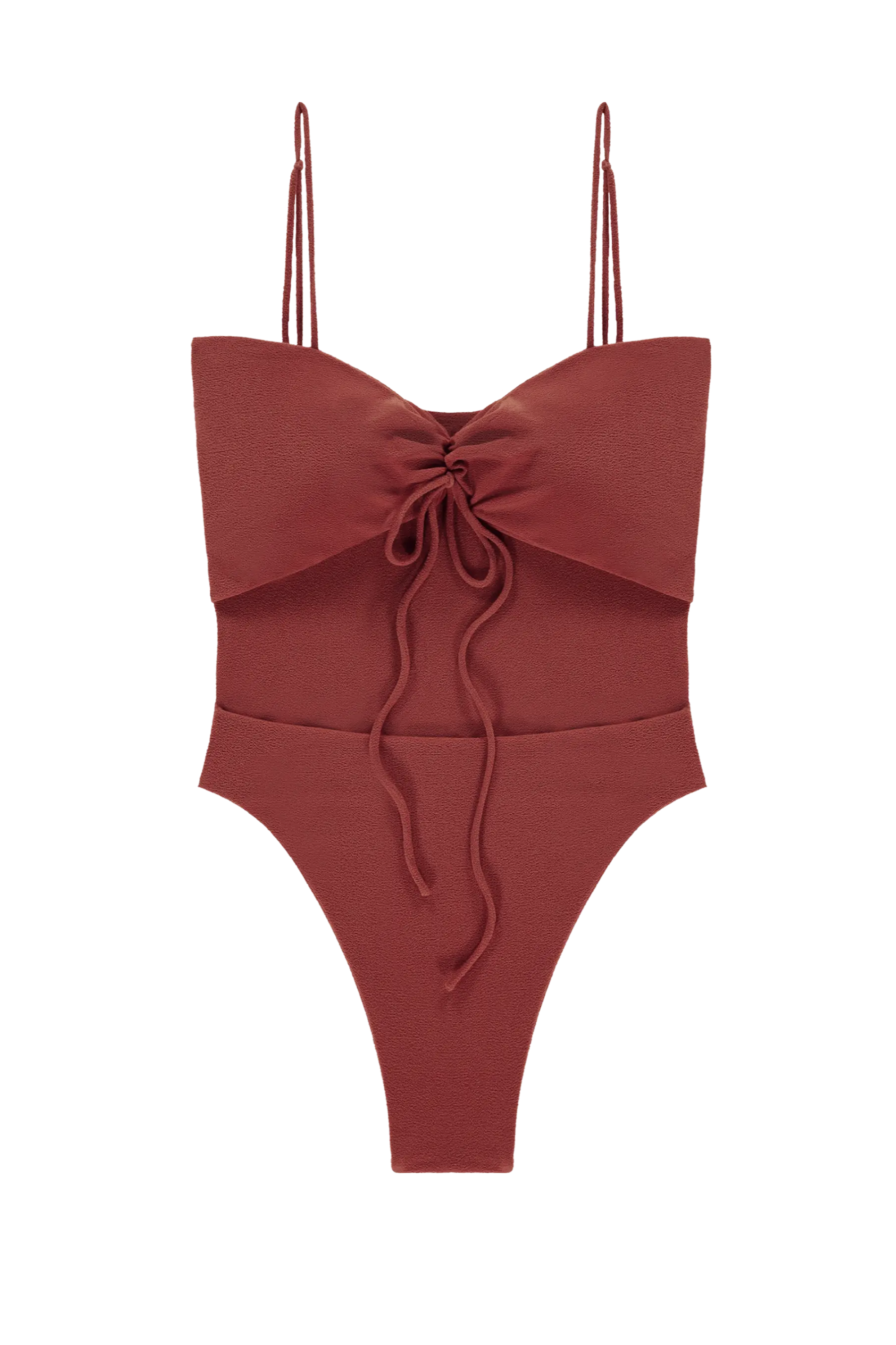 The Thalia Bathing Suit | Terry Coral Red – AYA Label